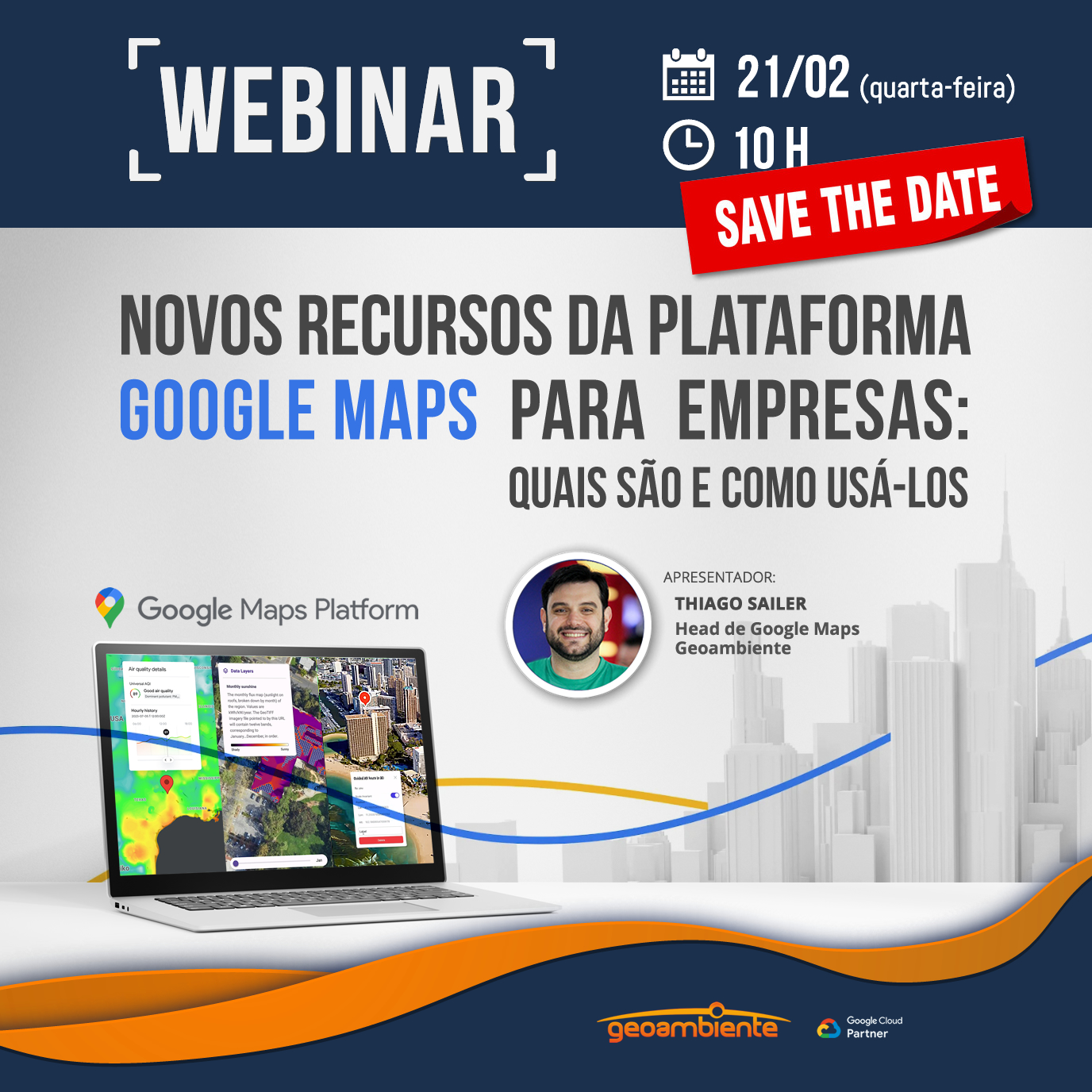 WEBINAR - Novos recursos da Plataforma Google Maps para empresas.